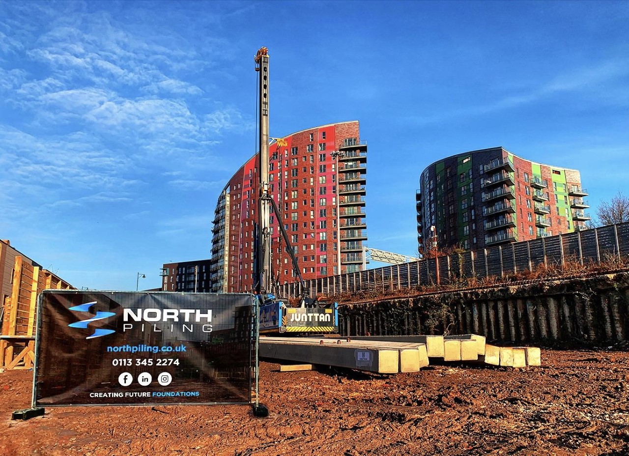 Piling project completes on Leeds’ Climate Innovation District